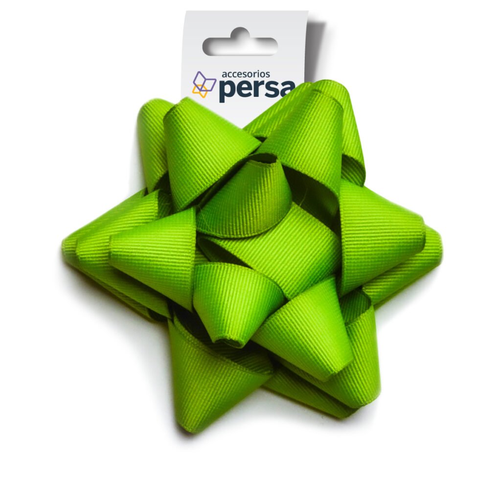 Lazos de cinta gross estampado color Verde Menta (Grande) – Grupo-Persa